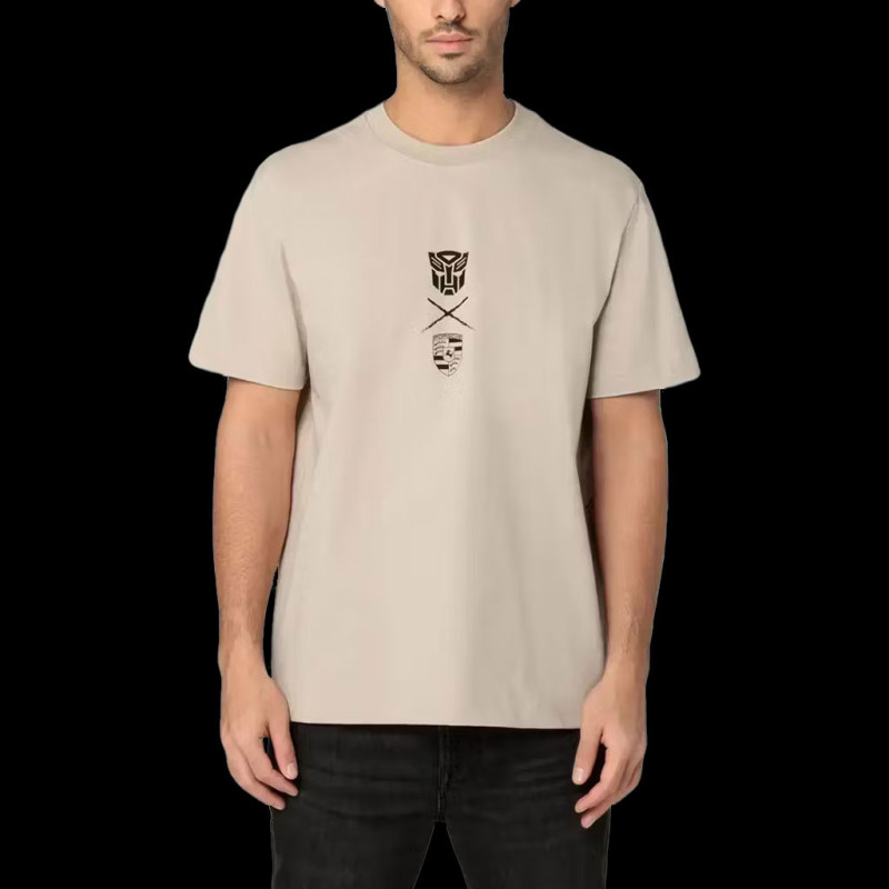 Transformers x Porsche T-shirt Oversize Beige WAP675PESS - Unisex