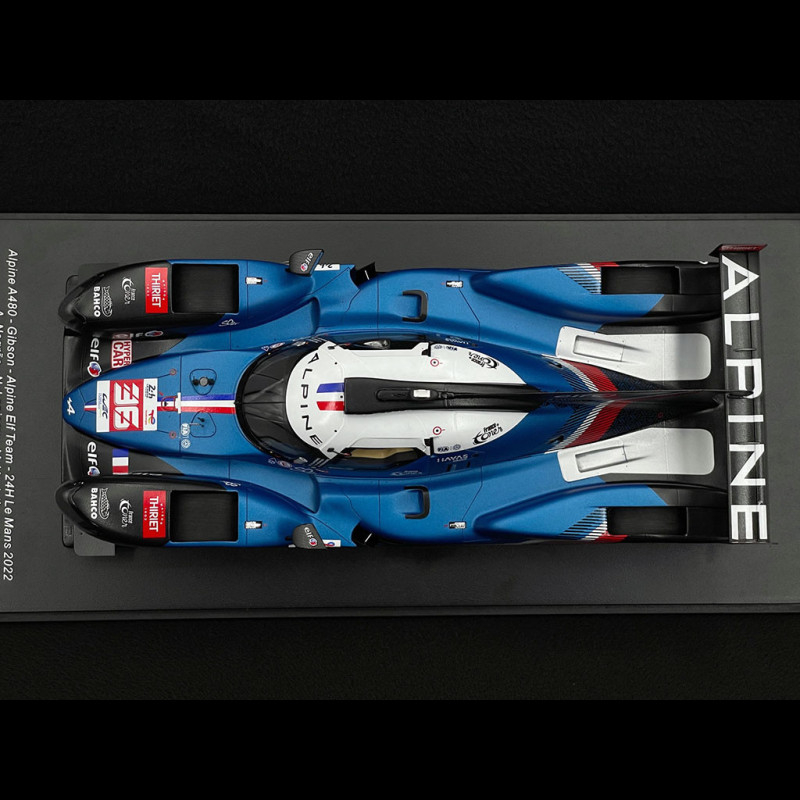 Alpine A480 Gibson n° 36 5ème Hypercar 24h Le Mans 2022 Elf Team 1/18 ...