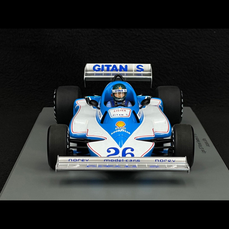 Jacques Laffite Ligier JS7 Nr 26 Sieger 1977 Swedish F1 Grand Prix 1/18 ...