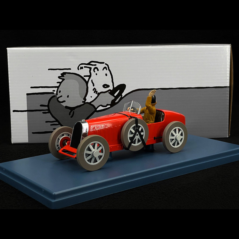 Tintin Bobby Smiles' Bugatti Type 35 - Tintin in America Red 1/24 29941
