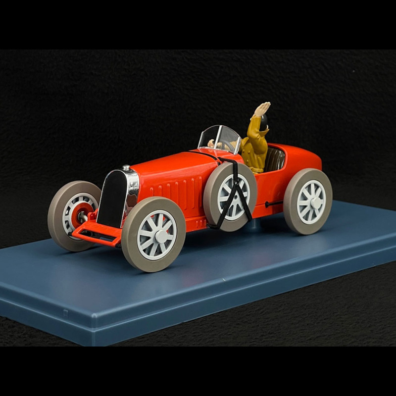 Tintin La Bugatti Type 35 de Bobby Smiles - Tintin en Amérique Rouge 1/ ...