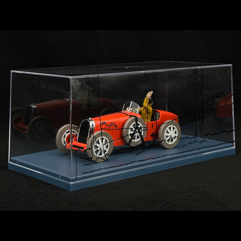 Tintin Bobby Smiles' Bugatti Type 35 - Tintin in America Red 1/24 29941