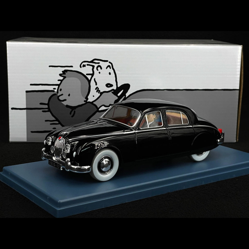 Tintin La Jaguar Mk1 de Dawson - Coke en Stock Noir 1/24 29935