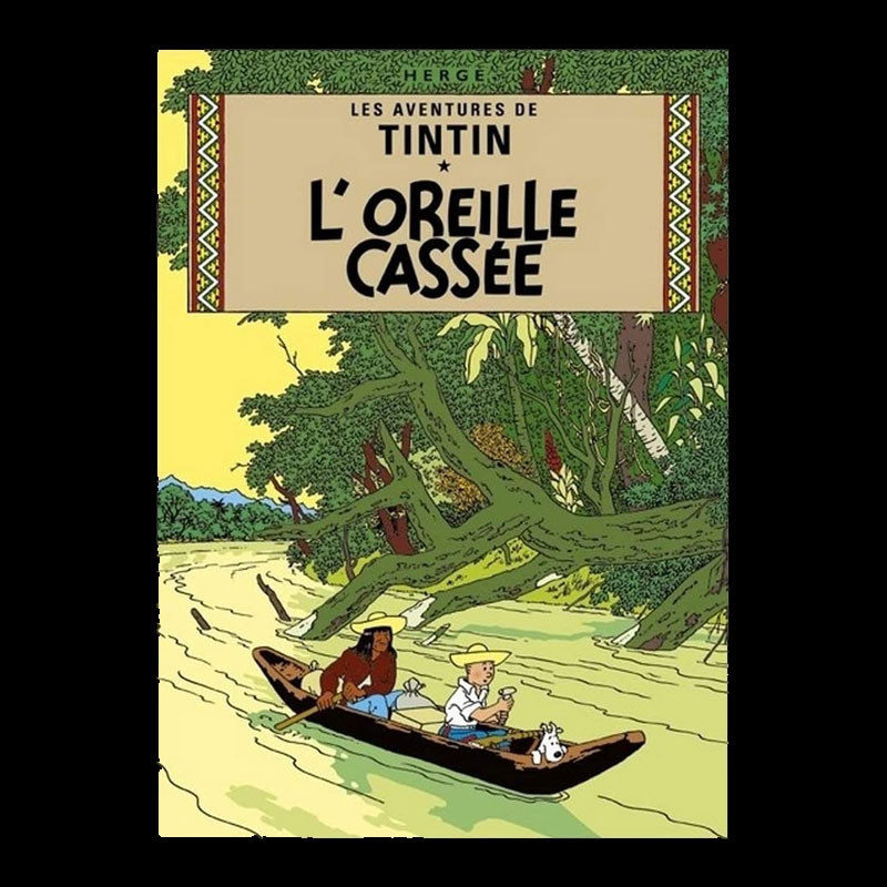 Tintin Postcards Set of 24 Comic Book Cover 10 x 15 cm 31311