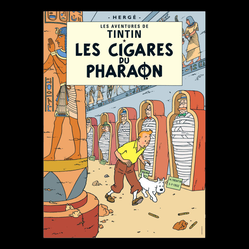 Tintin Postcards Set of 24 Comic Book Cover 10 x 15 cm 31311