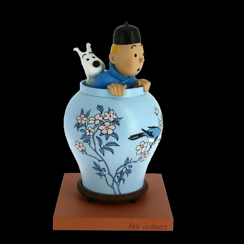 Tim und Struppi Figur - Der blaue Lotos 22,5 cm 46401