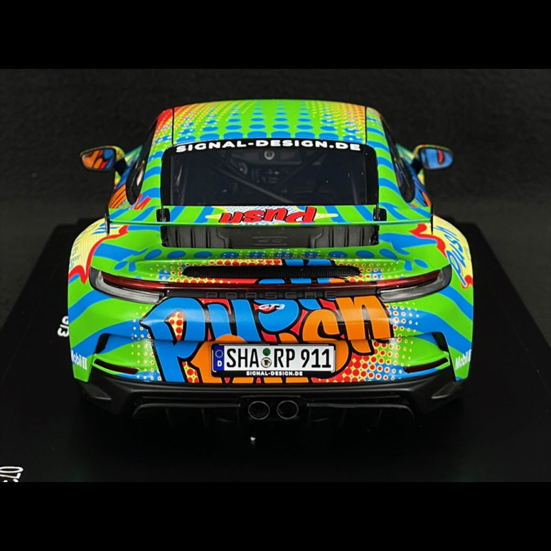 Porsche 911 GT3 Type 992 Push Push 2022 Multicolour 1/18 Spark ...