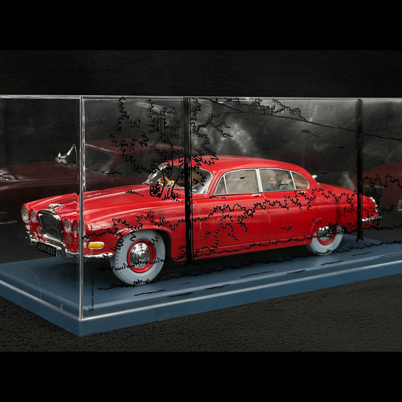 Tintin Kidnappers' Jaguar Mk10 - The Black Island Red 1/24 29920