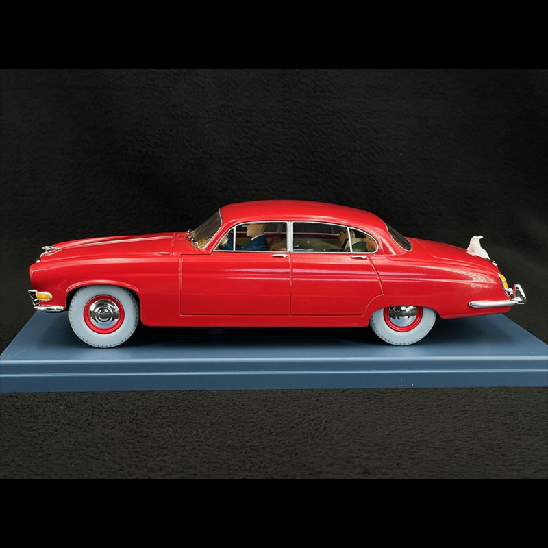 Tintin Kidnappers' Jaguar Mk10 - The Black Island Red 1/24 29920