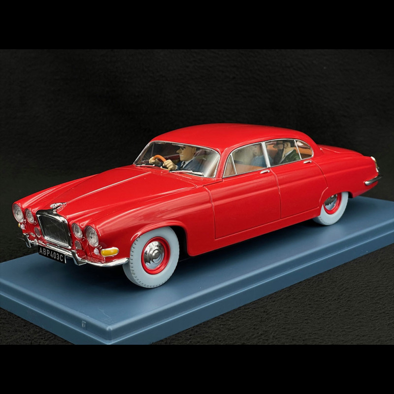 Tintin Kidnappers' Jaguar Mk10 - The Black Island Red 1/24 29920