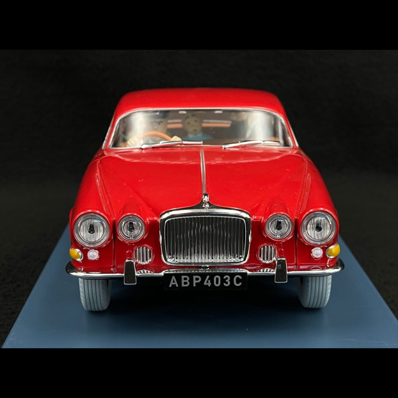 Tintin Kidnappers' Jaguar Mk10 - The Black Island Red 1/24 29920