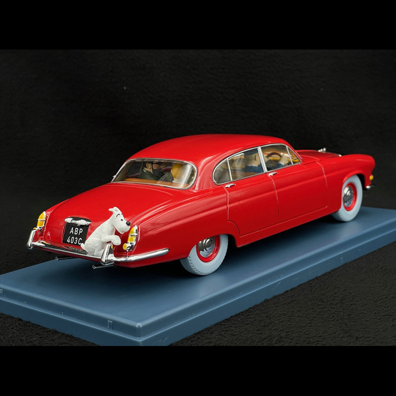 Tintin Kidnappers' Jaguar Mk10 - The Black Island Red 1/24 29920