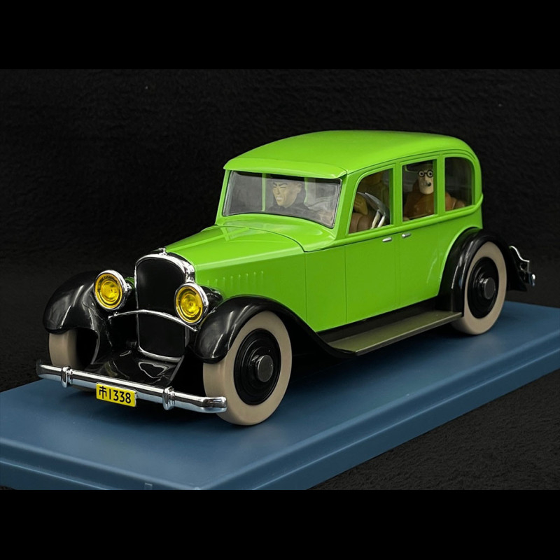 Tintin La Voiture de Mitsuhirato - Le Lotus bleu Vert 1/24 29922
