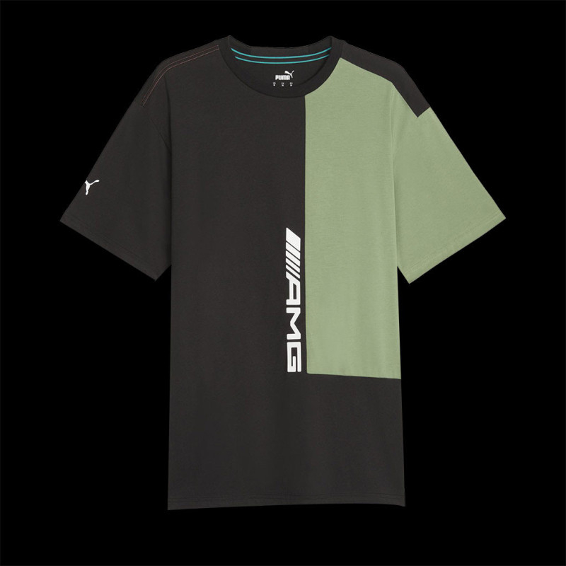 T-shirt Mercedes AMG Puma Graphique Noir / Kaki 621191-01 - homme