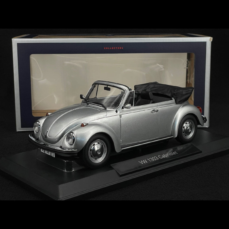 Volkswagen Käfer 1303 Cabriolet 1973 Silber Metallic 1/18 Norev 188530