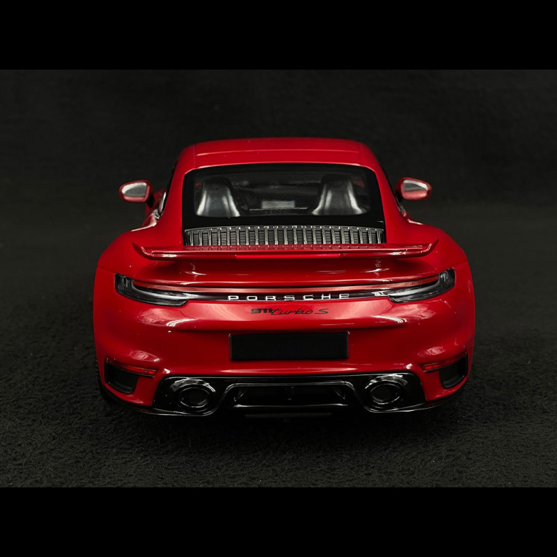 Porsche 911 Turbo S Coupe Sport Design Type 992 2021 Carmine Red 1/18 ...