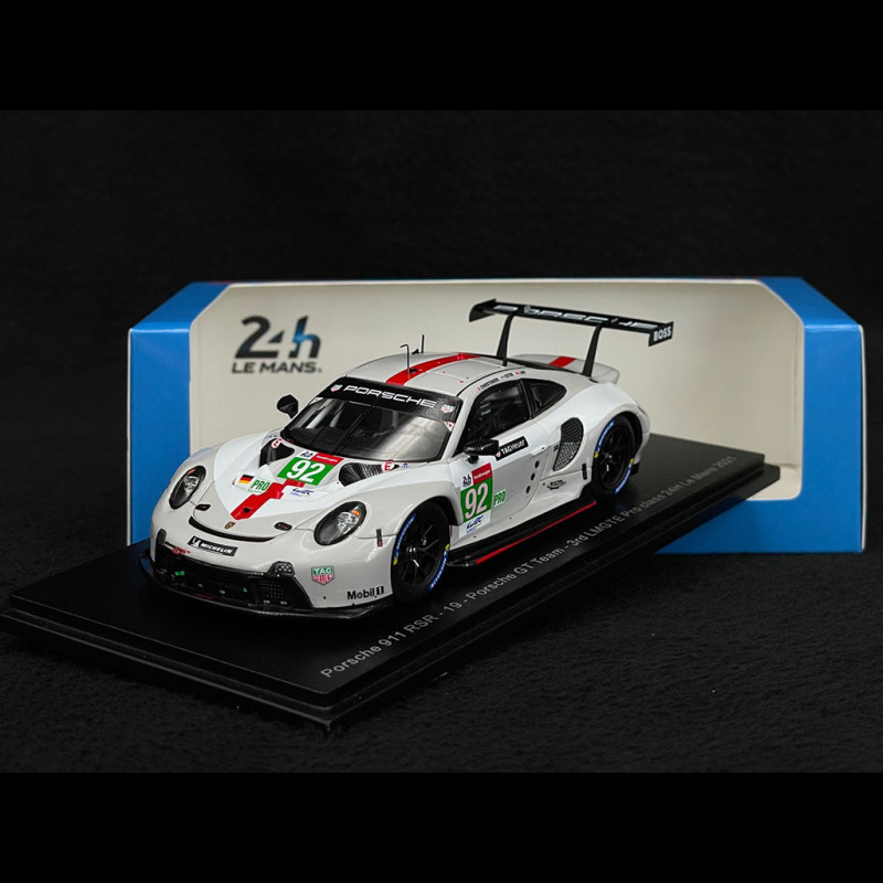 Porsche 911 RSR-19 Type 991 n° 92 3rd 24h Le Mans 2021 1/43 Spark S8264