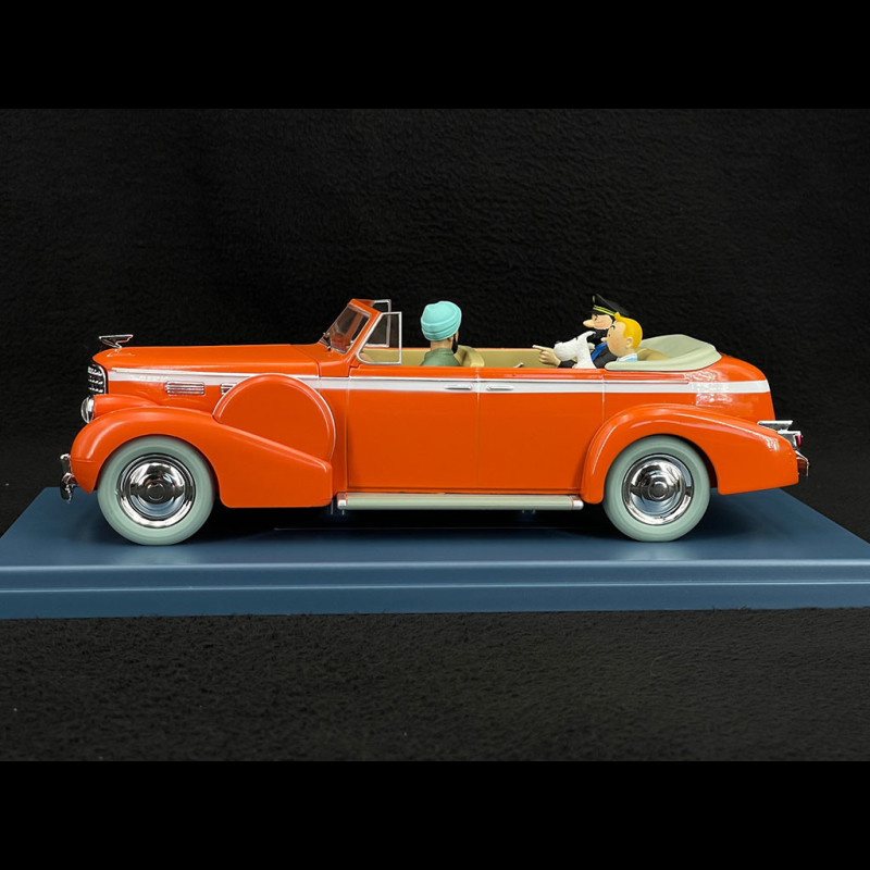 Tim Cadillac Fleetwood Das New-Delhi-Taxi - Tim in Tibet Orange 1/24 29903