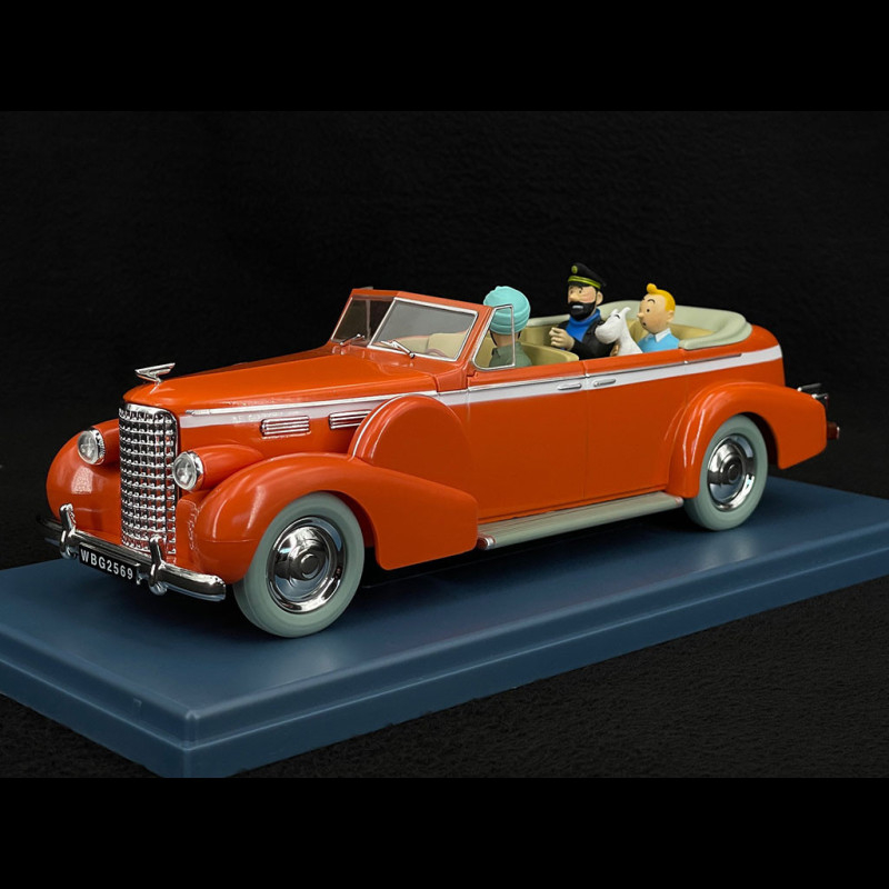 Tim Cadillac Fleetwood Das New-Delhi-Taxi - Tim in Tibet Orange 1/24 29903