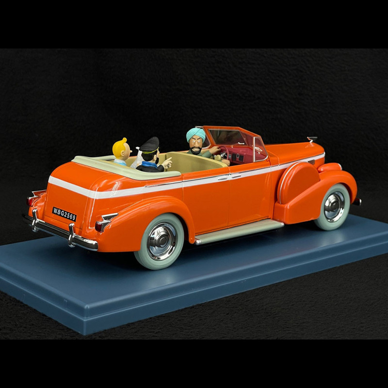 Tim Cadillac Fleetwood Das New-Delhi-Taxi - Tim in Tibet Orange 1/24 29903