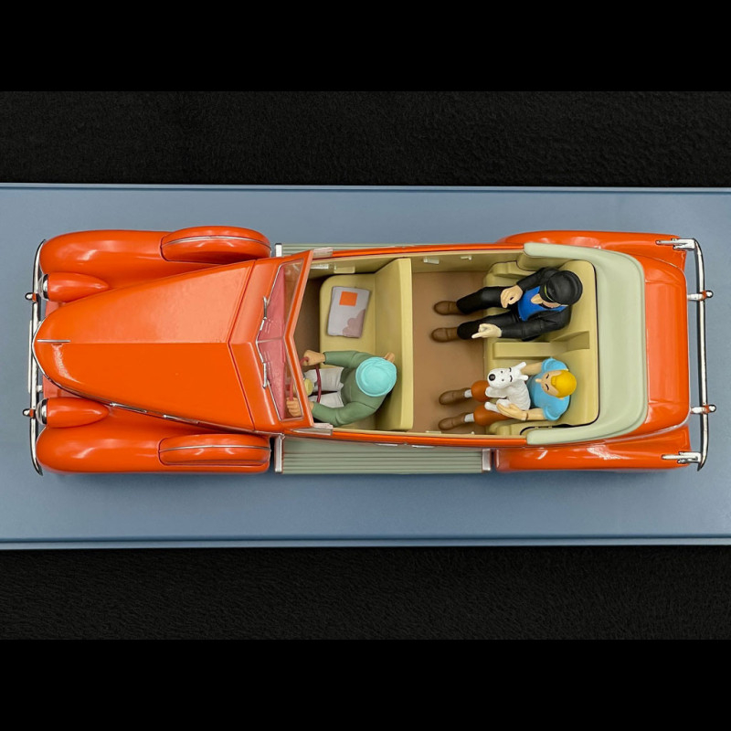 Tim Cadillac Fleetwood Das New-Delhi-Taxi - Tim in Tibet Orange 1/24 29903