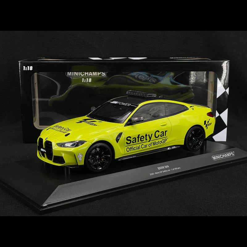 BMW M4 2020 Moto GP Safety Car Grün 1/18 Minichamps 155020126
