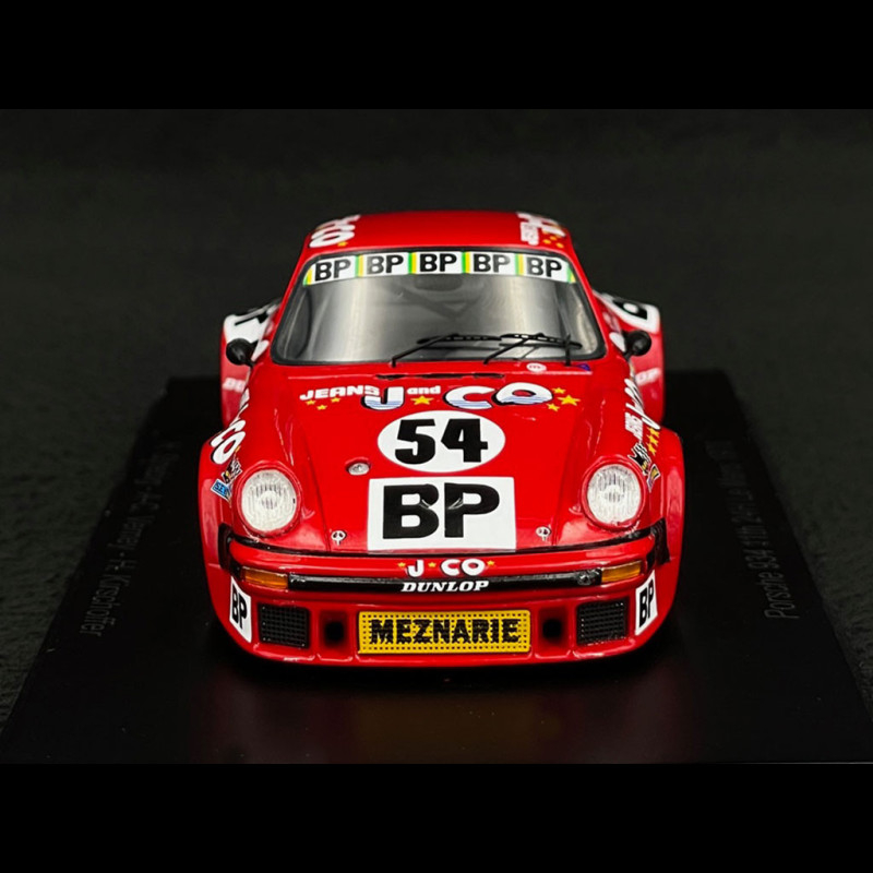 Porsche 934 Turbo n° 54 5ème de classe 24h Le Mans 1976 Louis Meznarie ...