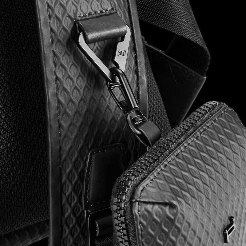 Porsche Design Backpack compact format Faux leather Black Studio ...