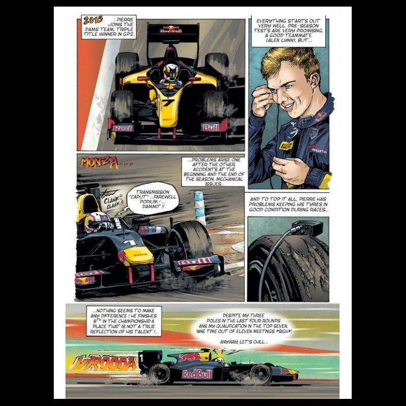 Pierre Gasly Comic Book Objective F1 Signed - Christophe Depinay