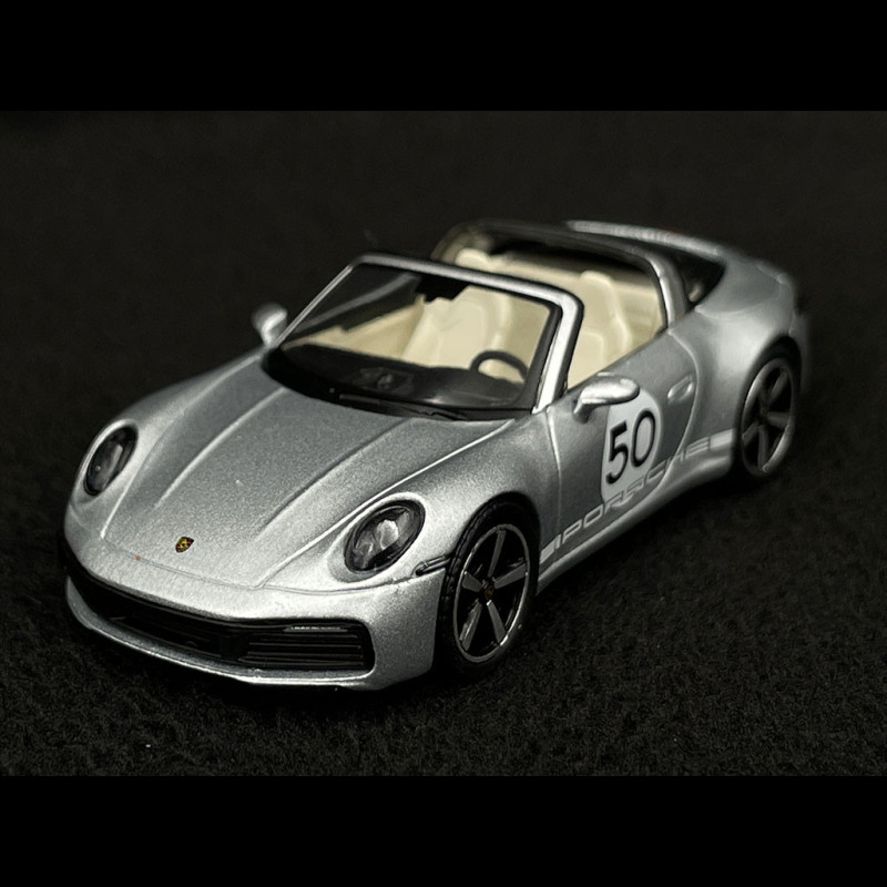 Porsche 911 Targa Heritage 4S Type 992 2020 GT Silver 1/64 Mini GT ...