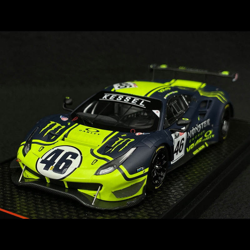 Ferrari 488 GT3 Nr 46 Platz 4. Bahrain 12h Gulf 2021 Monster VR46 ...