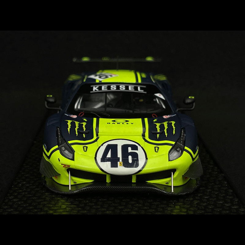 Ferrari 488 GT3 Nr 46 Platz 4. Bahrain 12h Gulf 2021 Monster VR46 ...