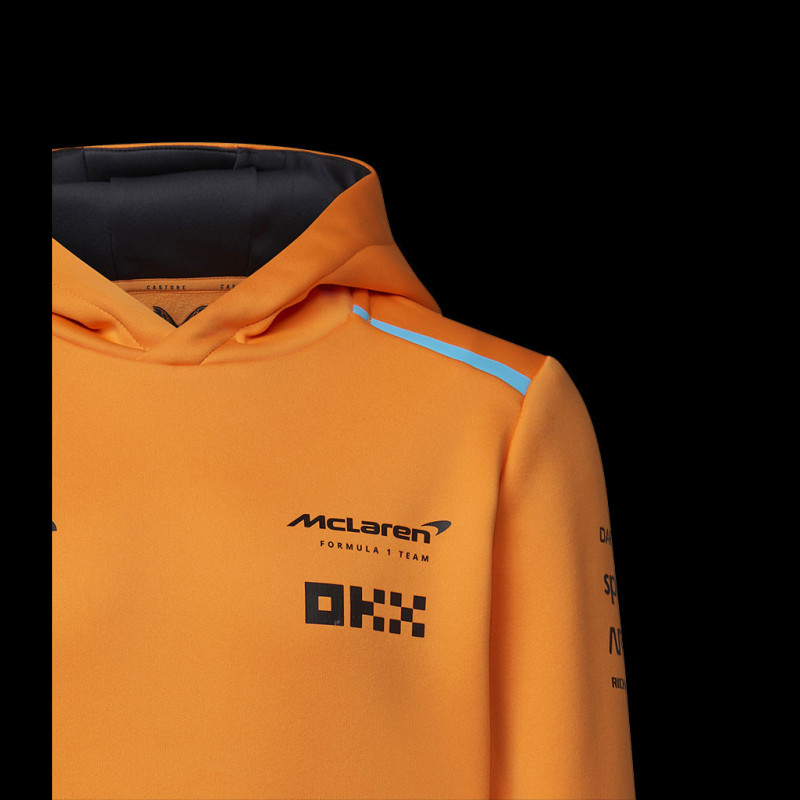 McLaren Sweatshirt Hoodie F1 Team Norris Piastri Orange Papaye TJ2614 - kids