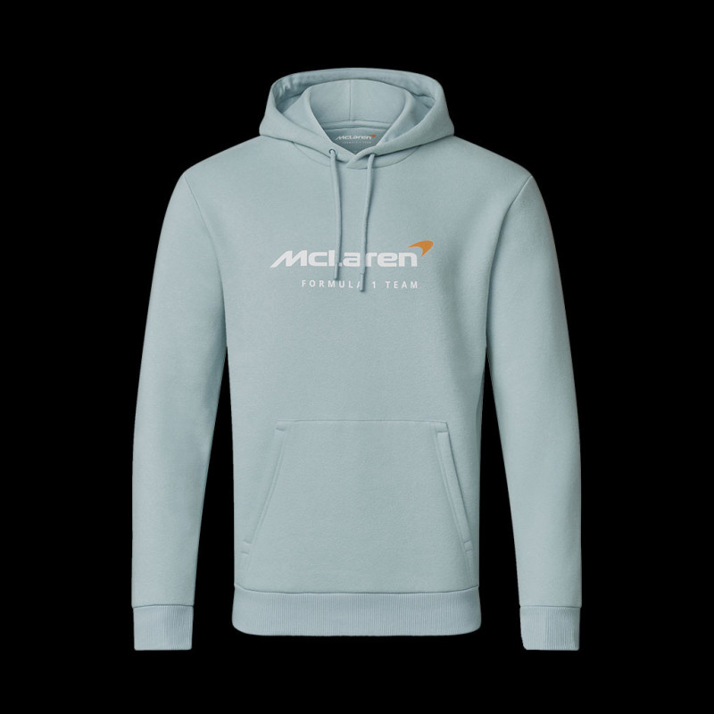 Sweat McLaren F1 Team Norris Piastri Hoodie Core Essentials Bleu Nuage TM1348 - homme