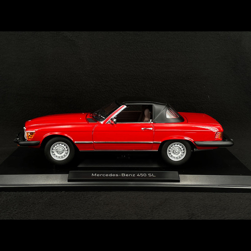 Mercedes-Benz 450 SL US Version 1975 Bobby Ewing Dallas Red 1/18 Norev ...