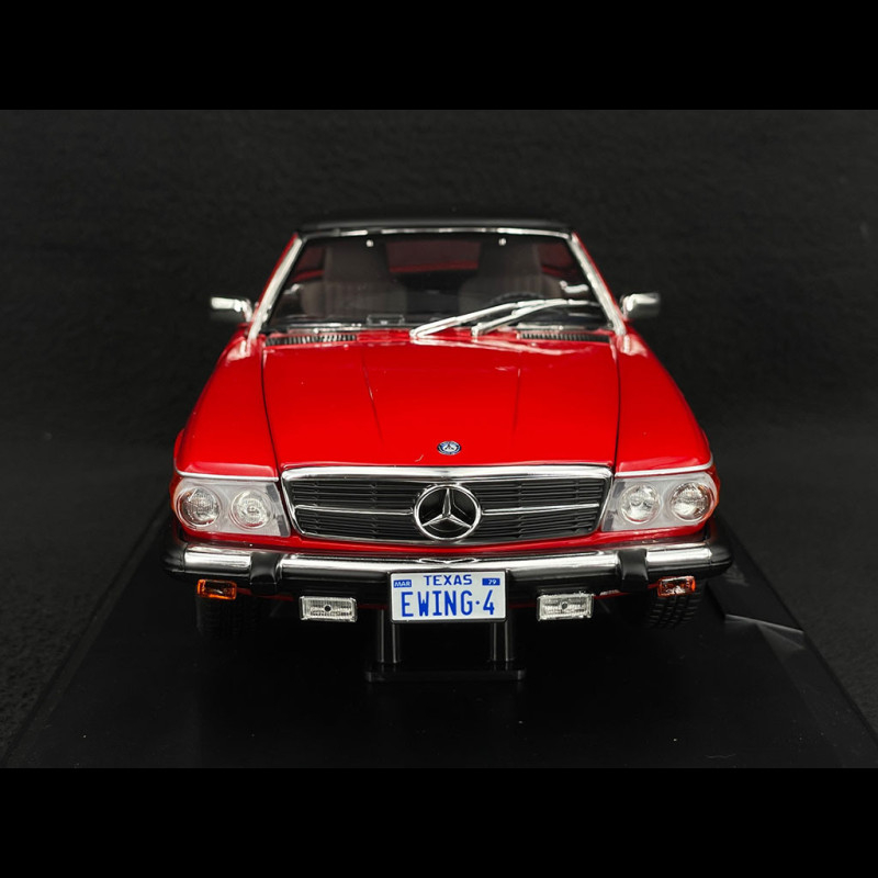 Mercedes-Benz 450 SL US Version 1975 Bobby Ewing Dallas Red 1/18 Norev ...