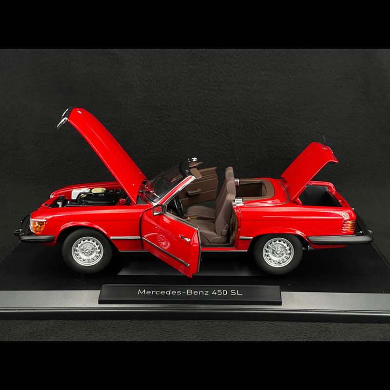 Mercedes-Benz 450 SL US Version 1975 Bobby Ewing Dallas Red 1/18 Norev ...