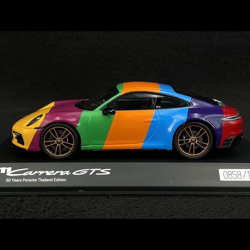 Porsche 911 Carrera GTS Type 992 2023 30th Anniversary Thailand Multicolour 1/43 Spark ...