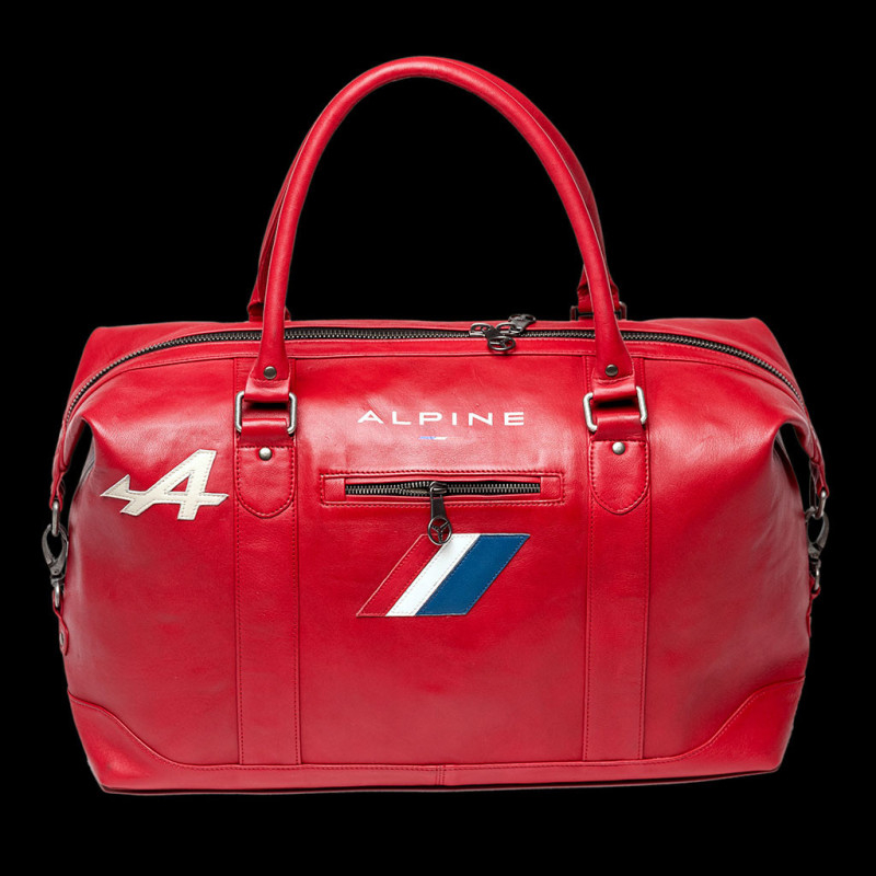 Big Alpine Leather Bag A110 Weekender 48h - Racing Red 27025-0282