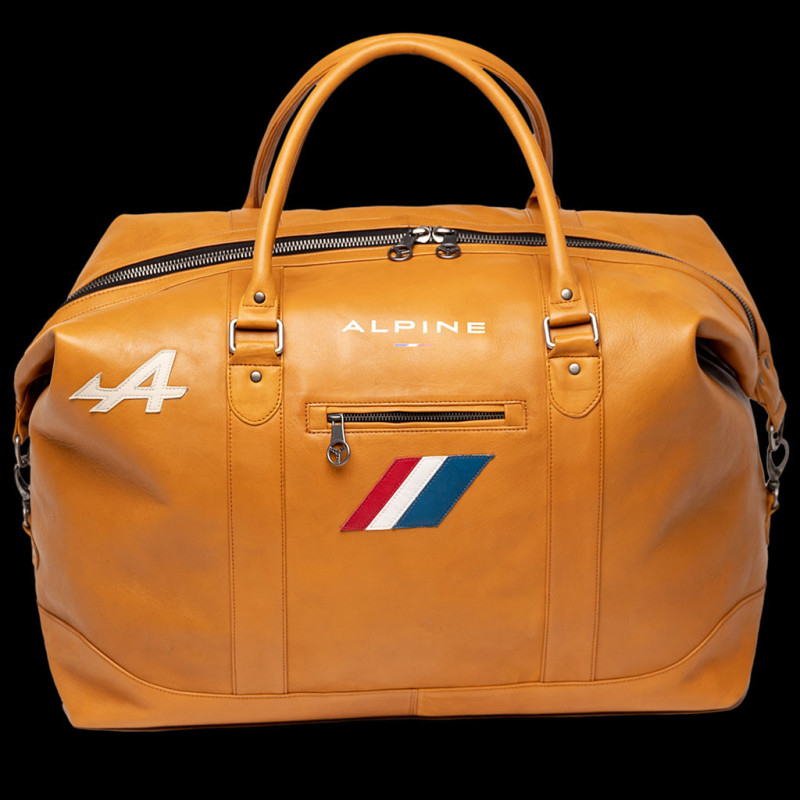 Maxi Alpine Leather Bag A310 Weekender 72h - Yellow 27027-2038