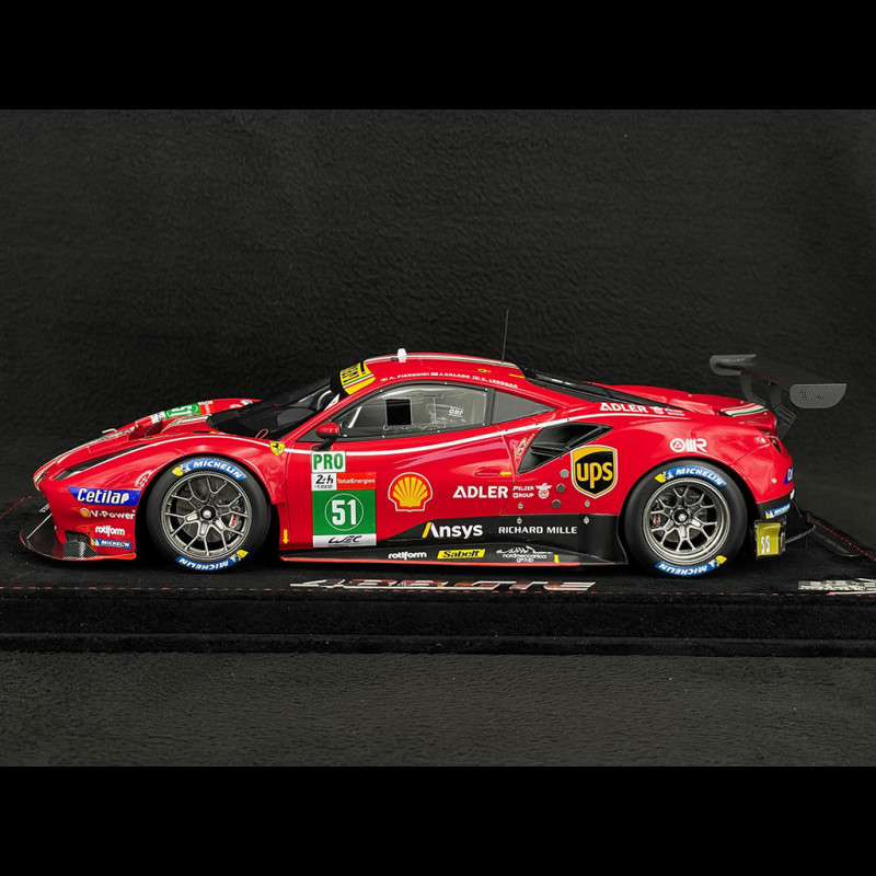 Ferrari 488 GTE n° 51 Vainqueur 24h Le Mans 2021 1/18 BBR Models P18213A