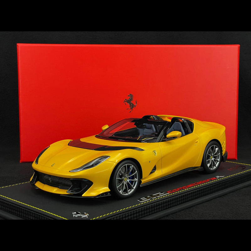 Ferrari 812 Competizione A 2021 Yellow Giallo Tristrato 1/18 BBR Models ...