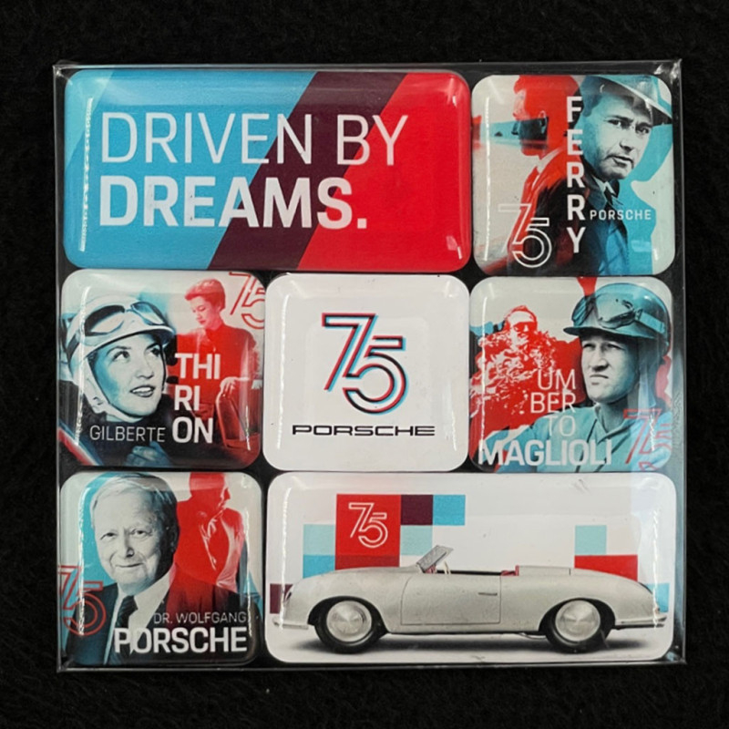 Porsche Set of 7 magnets 75th Anniversary MAP50057523