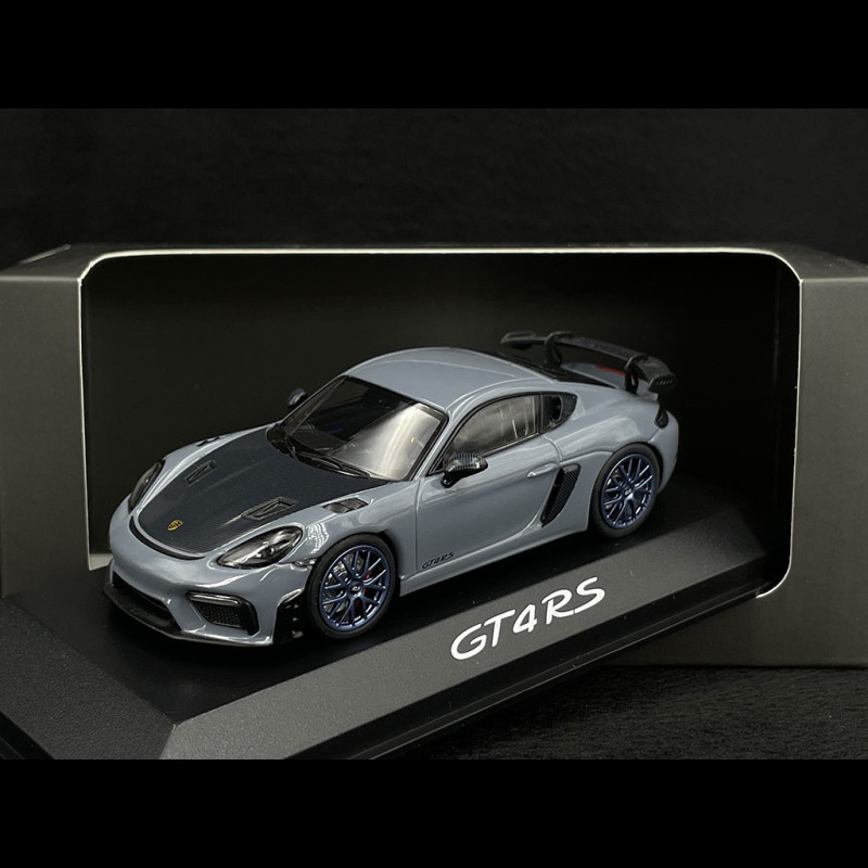Porsche 718 Cayman GT4 RS 2022 Gris Arctique 1/43 Minichamps WAP0200010NGT4