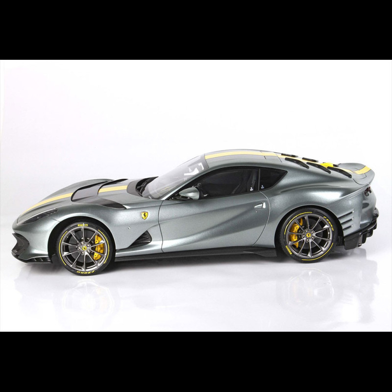 Ferrari 812 Competizione 2021 Gris Coburn 1/12 BBR Models BBR1215A