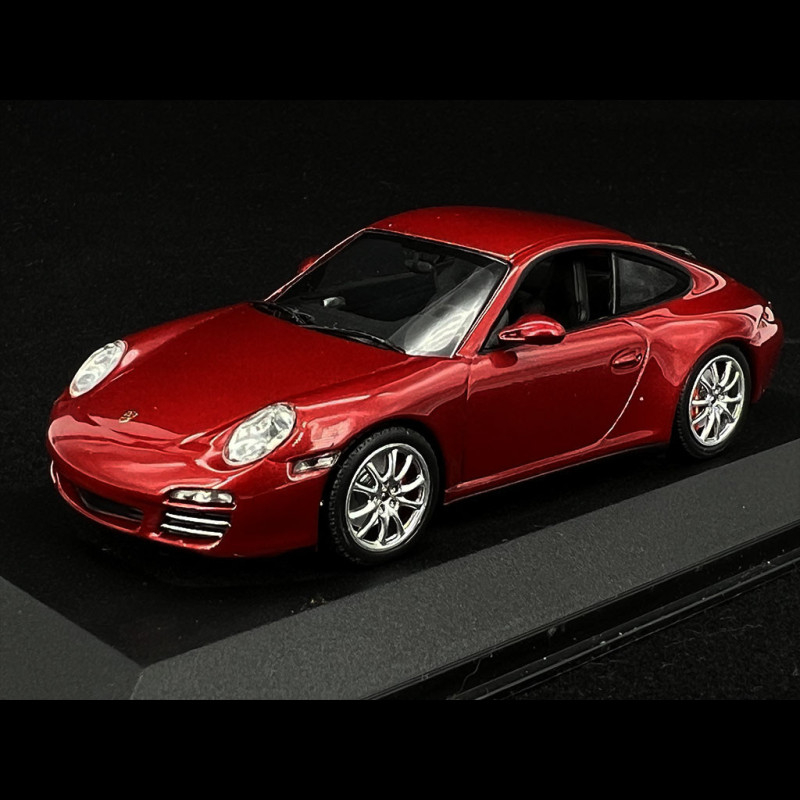 Porsche 911 Carrera 4S Type 997 mkII ruby red 2008 1/43 Minichamps ...