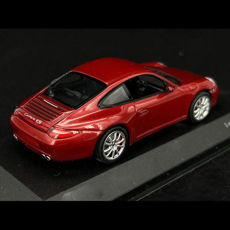 Porsche 911 Carrera 4S Type 997 mkII ruby red 2008 1/43 Minichamps ...