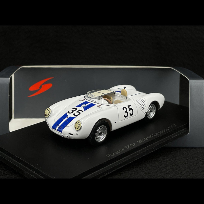 Porsche 550 A n° 35 8th 24h Le Mans 1957 1/43 Spark S9720