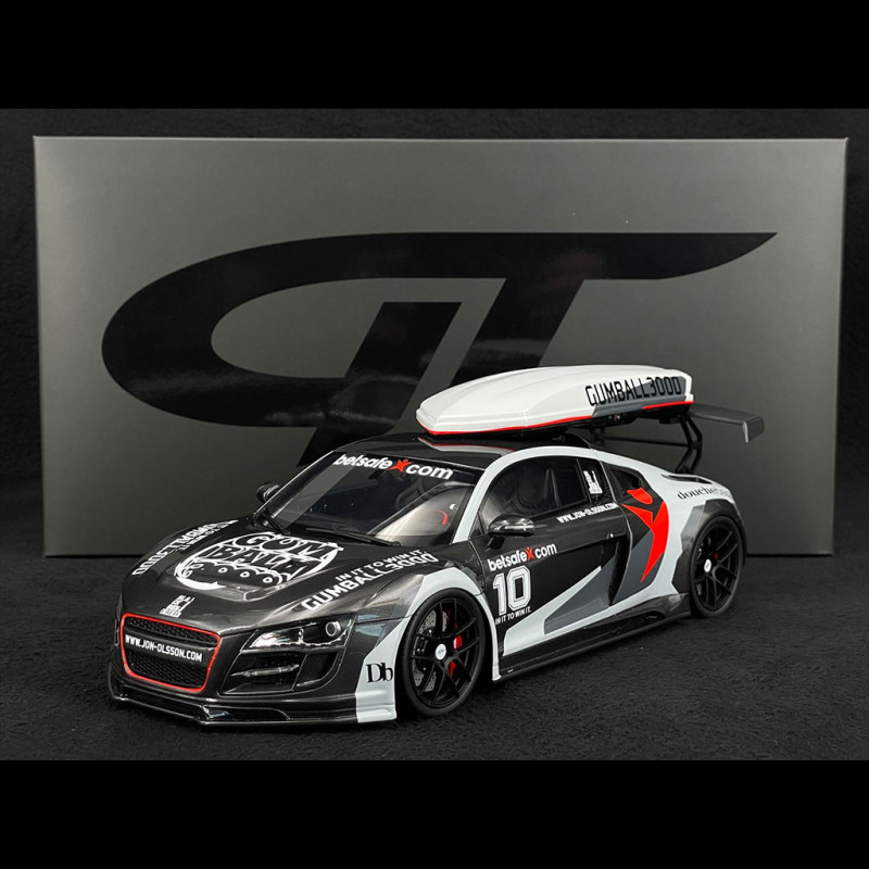 Audi R8 Jon Olsson Gumball 3000 2013 Schwarz 1/18 GT Spirit GT870