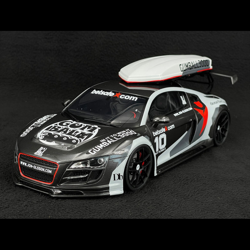 Audi R8 Jon Olsson Gumball 3000 2013 Black 1/18 GT Spirit GT870
